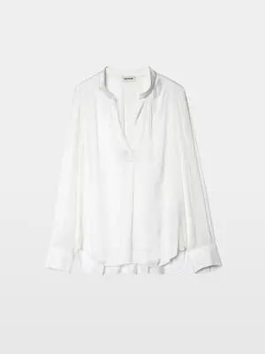 Zadig&Voltaire Tink Satin Blouse - White