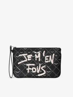 Zadig&Voltaire Monogram Canvas Pochette