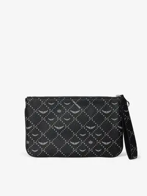 Zadig&Voltaire Monogram Canvas Pochette