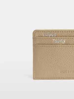 Zadig&Voltaire Zv Pass Card Holder - Clay