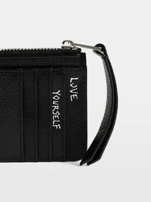 Zadig&Voltaire Zv Card Graffiti Card Holder