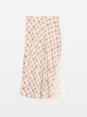 Zadig&Voltaire Jayla Printed Midi Skirt - Pear