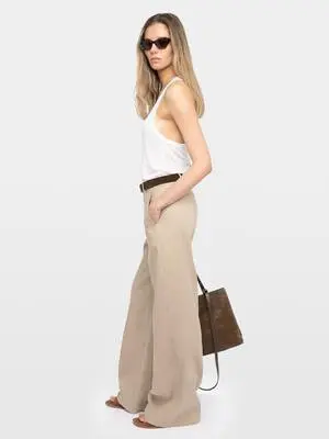 Zadig&Voltaire Striped Wide-leg Pants