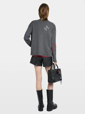 Zadig&Voltaire Cashmere Cardigan - Anthracite