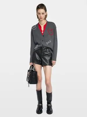 Zadig&Voltaire Cashmere Cardigan - Anthracite