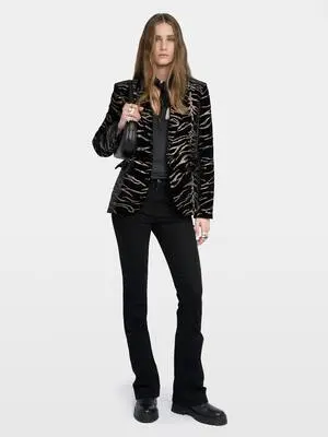 Zadig&Voltaire Vavy Sequin Velvet Blazer