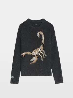 Zadig&Voltaire Marko Scorpion Sweater - Anthracite