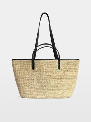 Zadig&Voltaire Wings Raffia Basket Bag