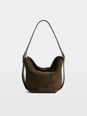 Zadig&Voltaire Baby Jane Suede Bag - Wood