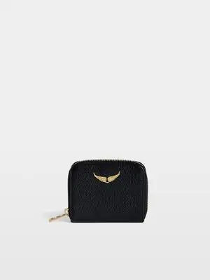 Zadig&Voltaire Mini Zv Wallet - Noir Gold