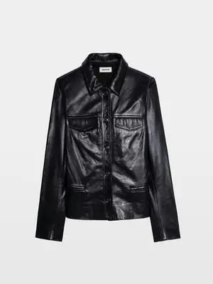 Zadig&Voltaire Liam Lambskin Jacket