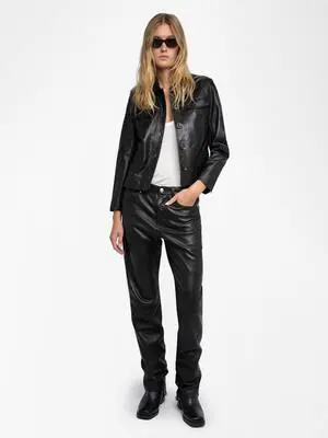 Zadig&Voltaire Liam Lambskin Jacket