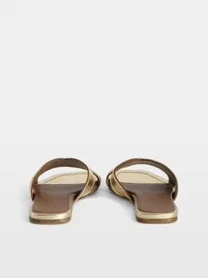 Zadig&Voltaire Azora Mules - Gold