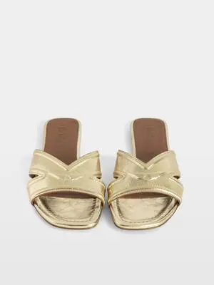 Zadig&Voltaire Azora Mules - Gold