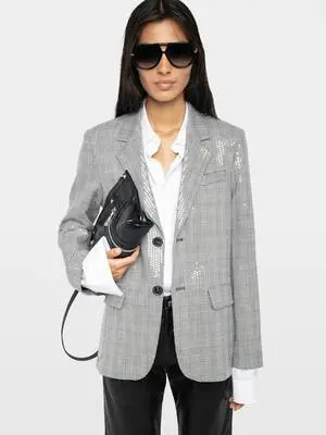 Zadig&Voltaire Sequin Tailored Blazer
