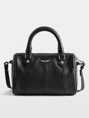 Zadig&Voltaire Grained Leather Bag - Black