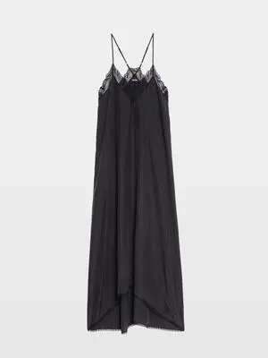 Zadig&Voltaire Risty Silk Midi Dress - Black