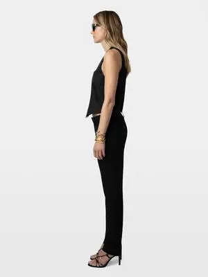 Zadig&Voltaire Emaux Satin Vest