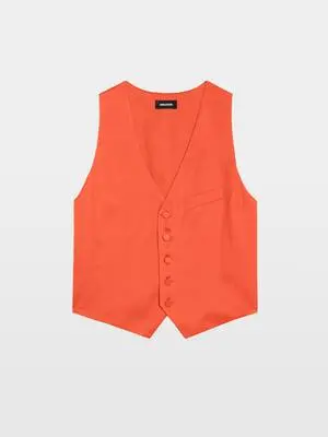 Zadig&Voltaire Emaux Satin Vest