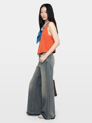 Zadig&Voltaire Emaux Satin Vest