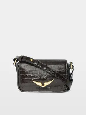 Zadig&Voltaire Le Zazi Croco Bag - Wood