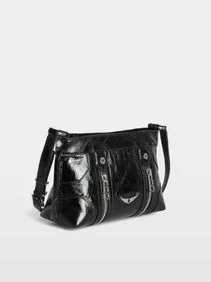Zadig&Voltaire Sunny Mood Vintage Patent Bag - Noir