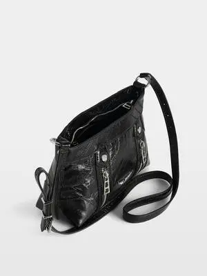 Zadig&Voltaire Sunny Mood Vintage Patent Bag - Noir