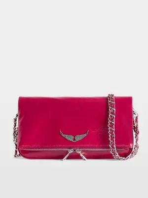 Zadig&Voltaire Rock Vintage Patent Clutch - Podium