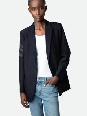 Zadig&Voltaire Viva Arrow Strass Blazer