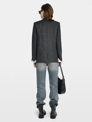 Zadig&Voltaire Vaska Pinstripe Blazer