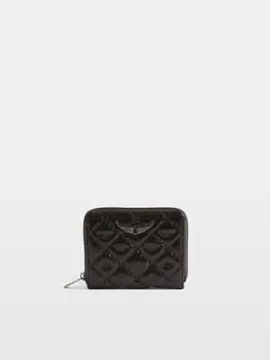 Zadig&Voltaire Mini Zv Vintage Monogram Wallet - Brownie