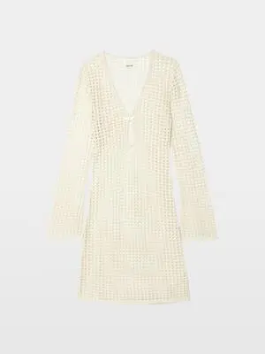 Zadig&Voltaire Ranyra White Crochet Mini Dress - Judo