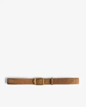 Zadig&Voltaire Suede Belt - Cognac