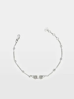 Zadig&Voltaire Rock Chain Bracelet - Shiny Silver