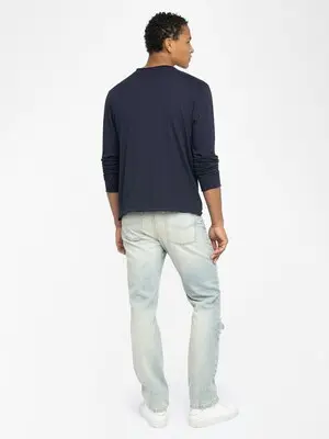 Zadig&Voltaire Monastir Henley T-shirt - Encre