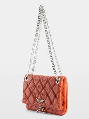 Zadig&Voltaire Rock Ii Quilted Monogram Clutch