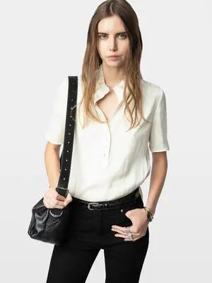 Zadig&Voltaire Satin Top - Flake
