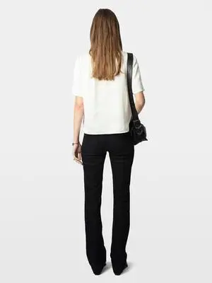 Zadig&Voltaire Satin Top - Flake