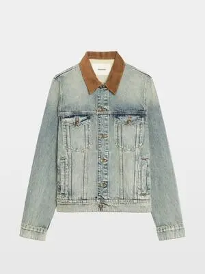 Zadig&Voltaire Bases Denim Jacket - Light Blue