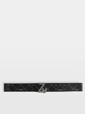 Zadig&Voltaire Zv Initiale Leather Belt - Black