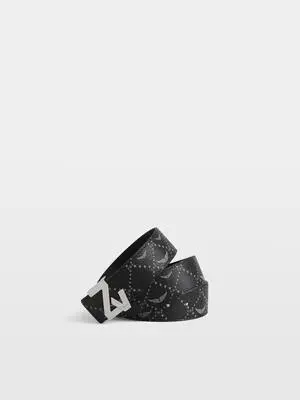Zadig&Voltaire Zv Initiale Leather Belt - Black