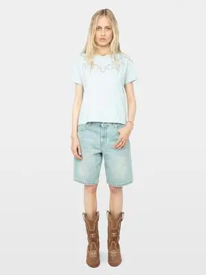 Zadig&Voltaire Alys T-shirt - Cloud
