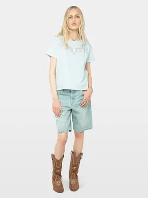 Zadig&Voltaire Alys T-shirt - Cloud