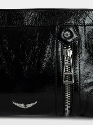 Zadig&Voltaire Sunny Moody Vintage Patent Bag - Noir
