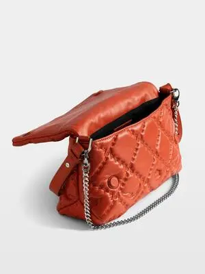 Zadig&Voltaire Rocky Ii Quilted Monogram Shoulder Bag