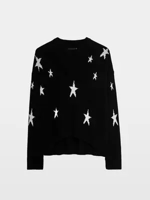 Zadig&Voltaire Markus Stars Cashmere Sweater - Black