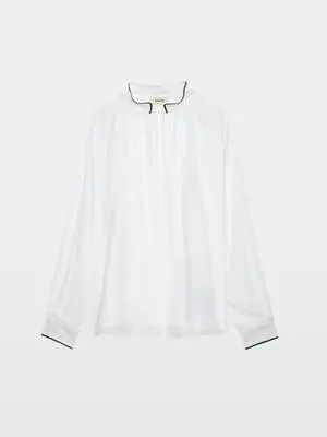 Zadig&Voltaire Troene Oversized Cotton Blouse