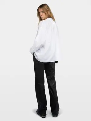 Zadig&Voltaire Troene Oversized Cotton Blouse