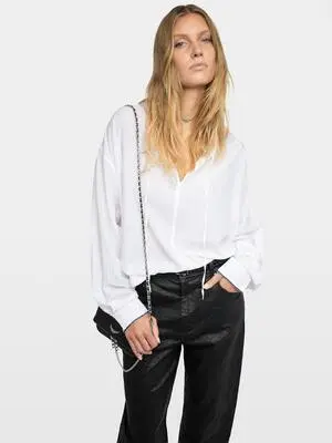 Zadig&Voltaire Troene Oversized Cotton Blouse
