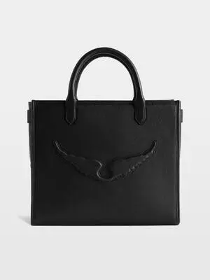 Zadig&Voltaire Grained Leather Tote Bag
